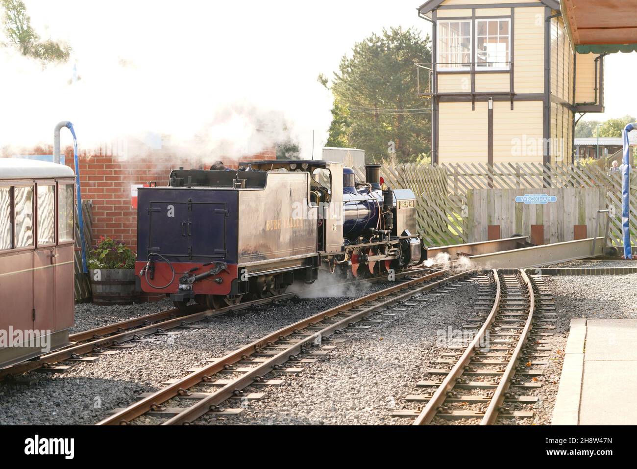 Bure valley railway Stock Photo - Alamy