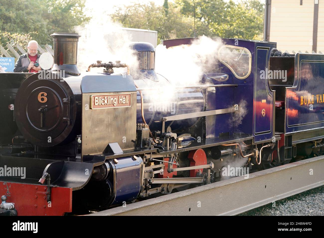 Bure valley railway Stock Photo - Alamy