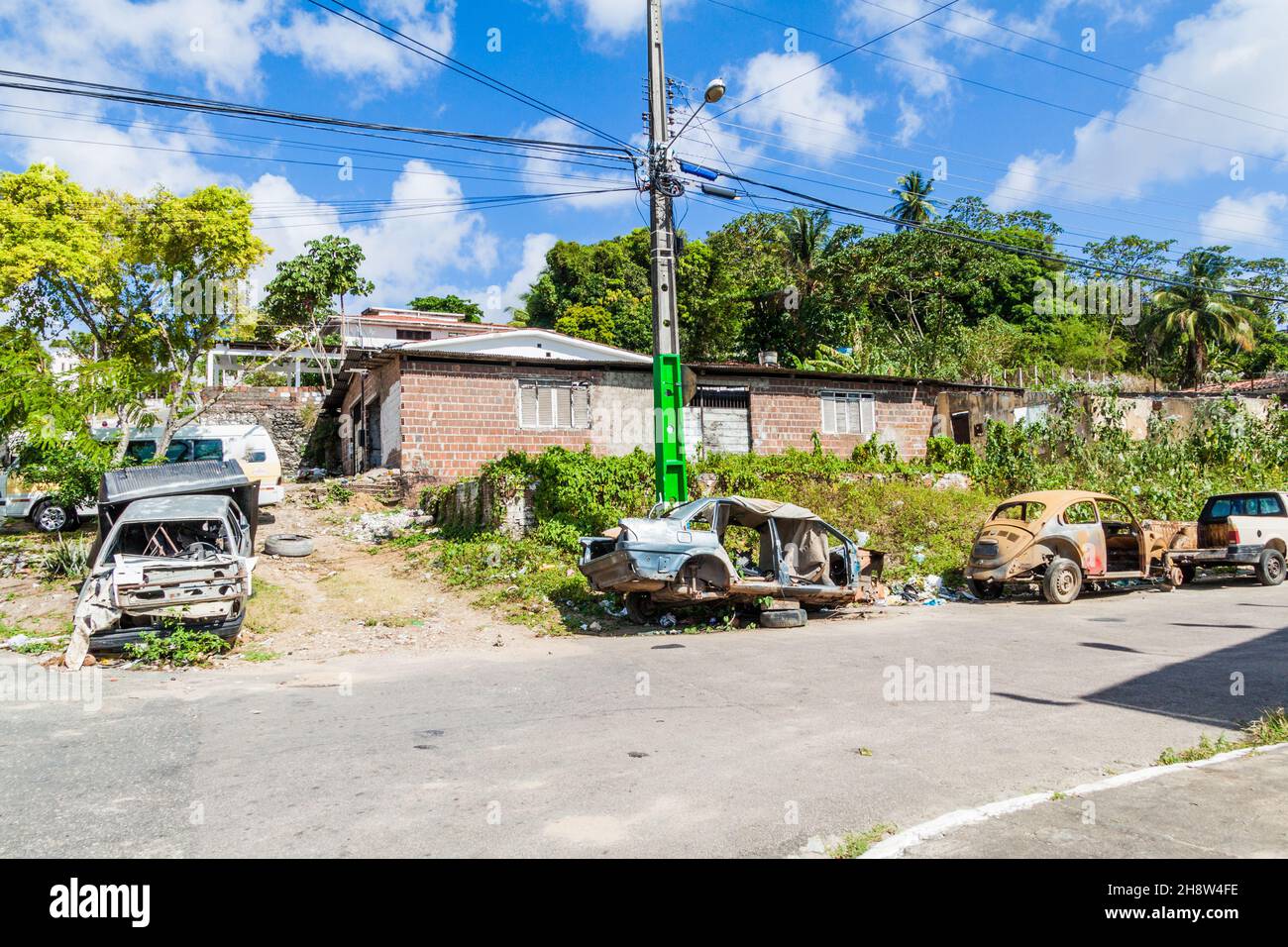 Old rusty car wrecks hi-res stock photography and images - Alamy