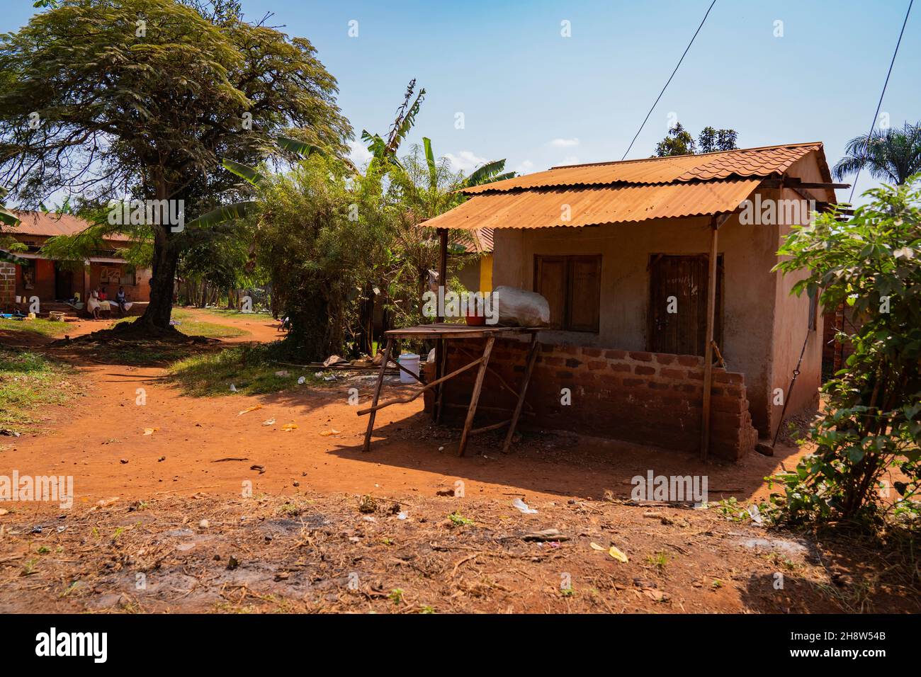House in village Buikwe Stock Photo - Alamy