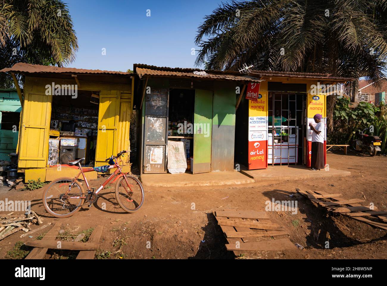 African market stall food village hi-res stock photography and images ...