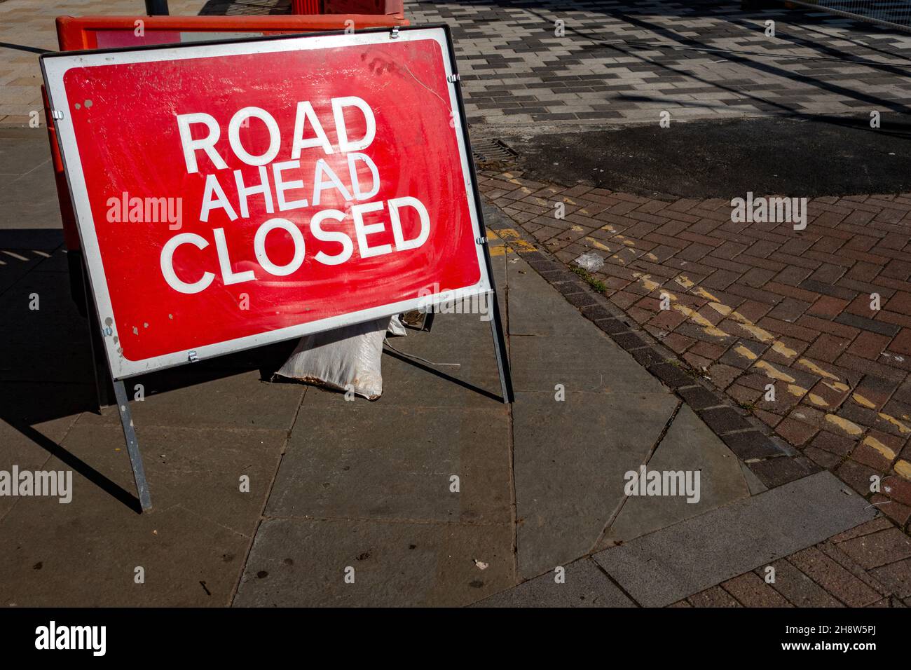 Paved road closed public hi-res stock photography and images - Alamy