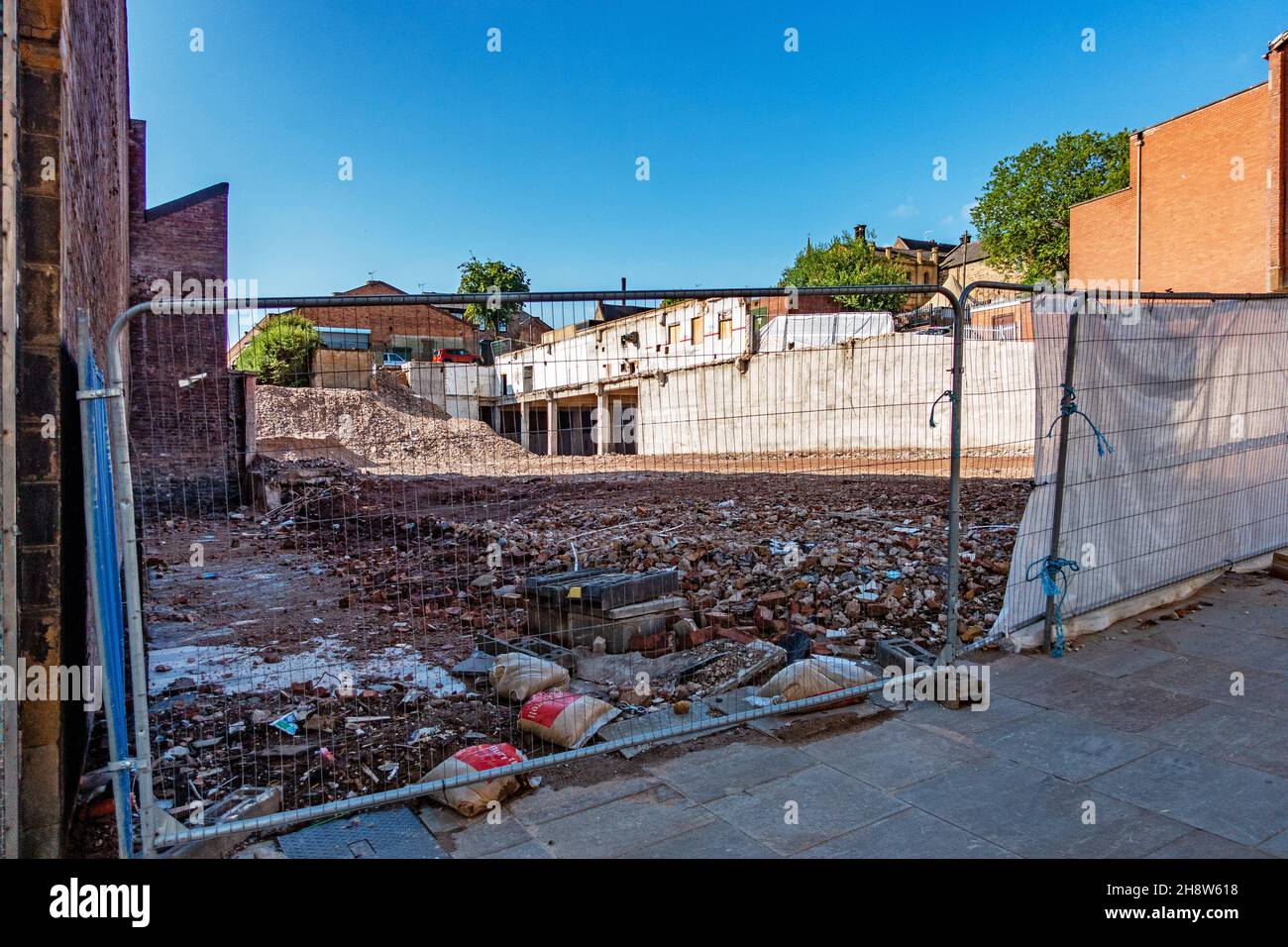 ex british home stores retail shop site in High Street, rotherham Stock ...
