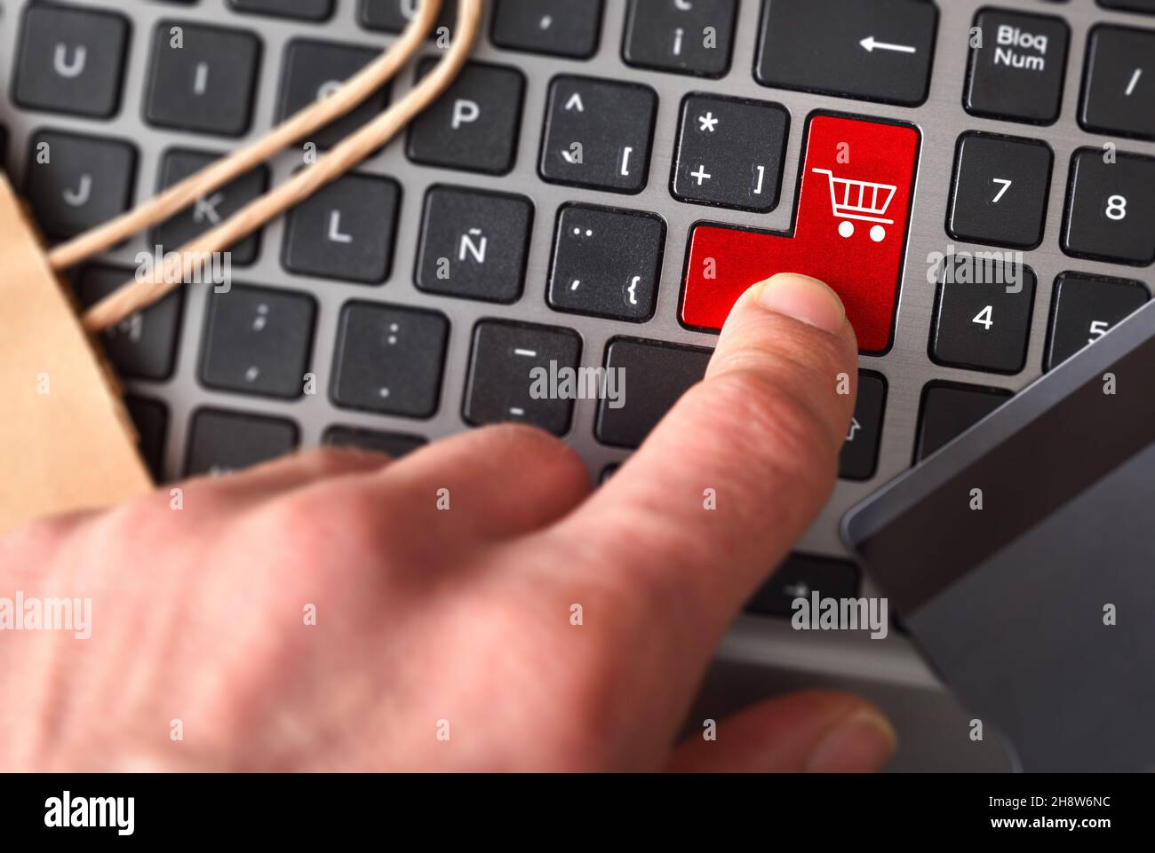 Finger touch keyboard hi-res stock photography and images - Alamy