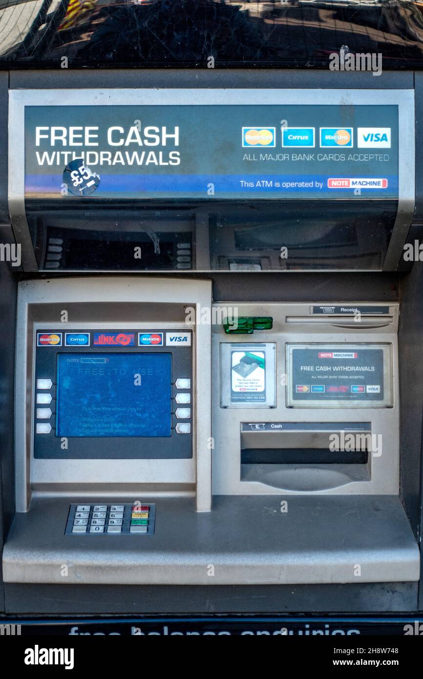 Free Cash Withdraws ATM Stock Photo - Alamy