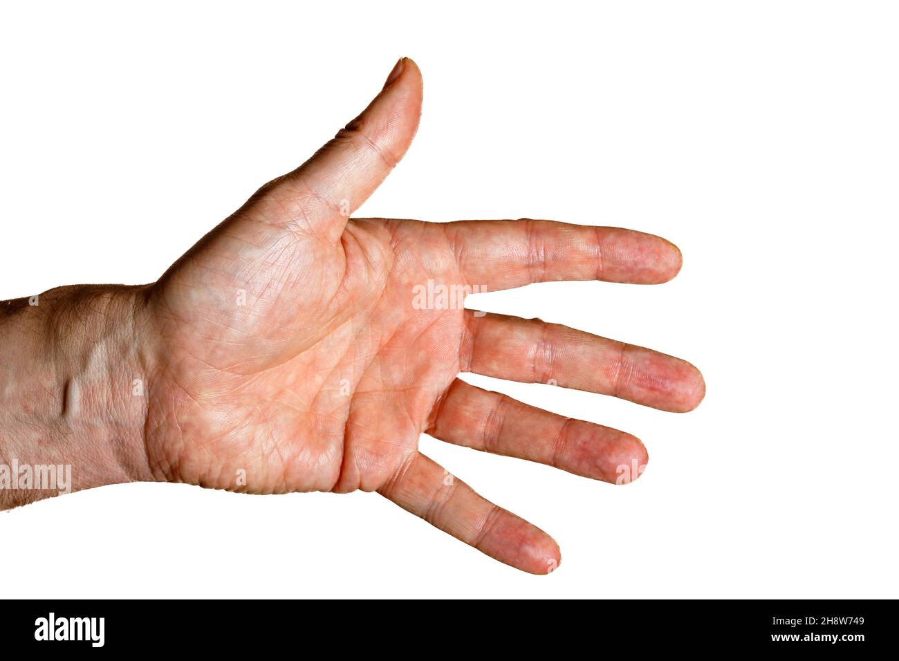 A hand with 5 finger Stock Photo - Alamy