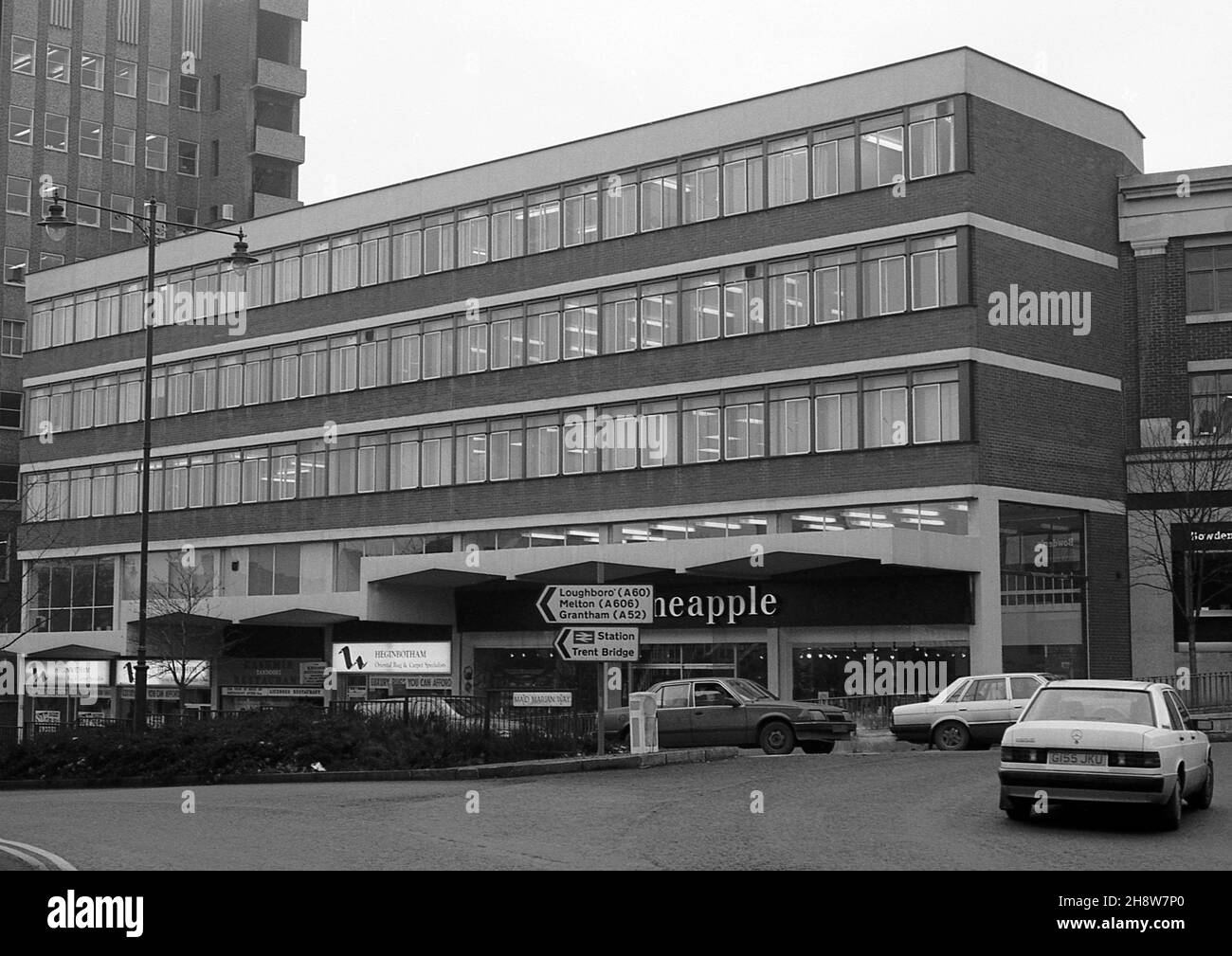 Nottingham office block Black and White Stock Photos & Images - Alamy