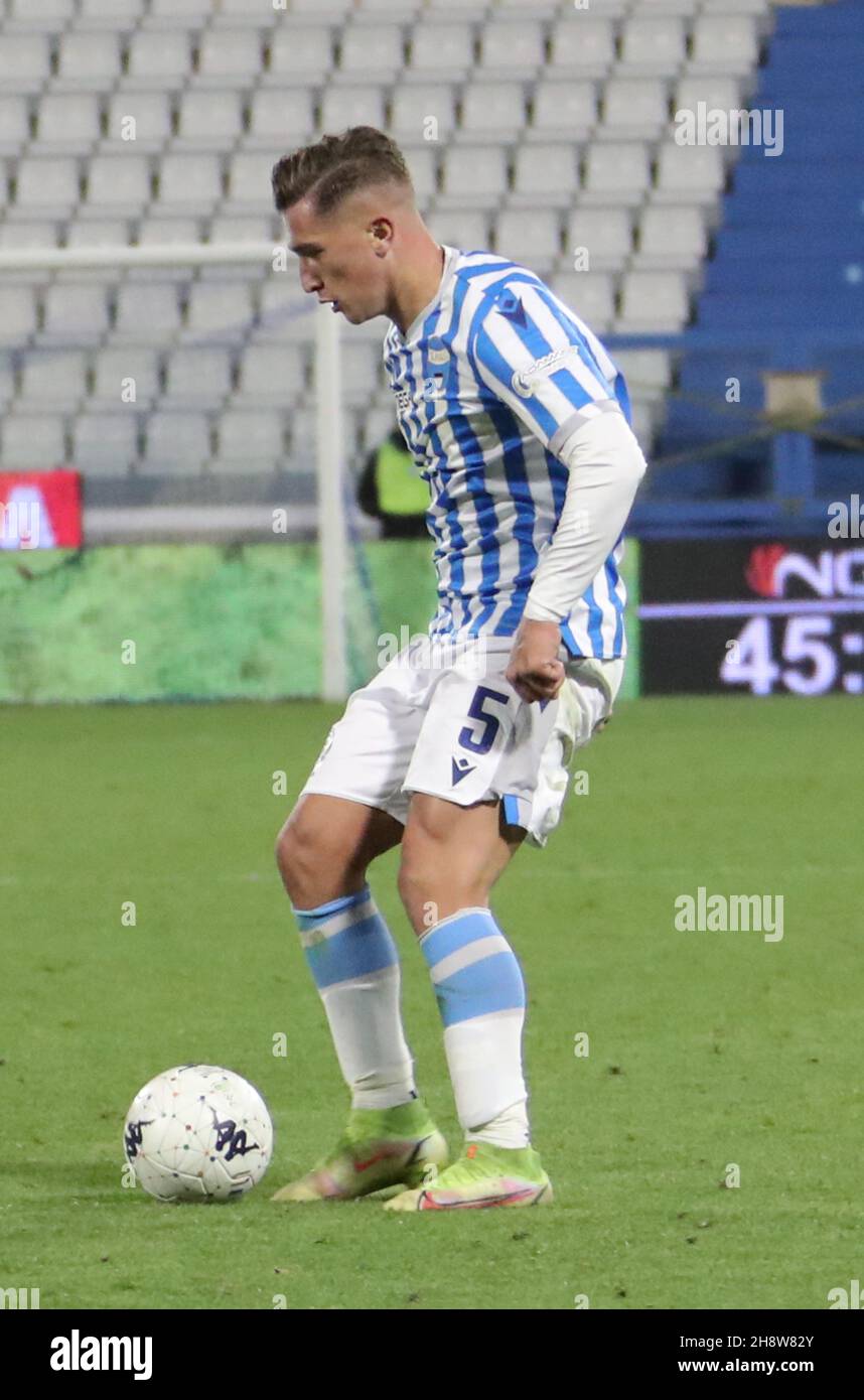 Salvatore Esposito (Spal) during the Italian Football Championship ...