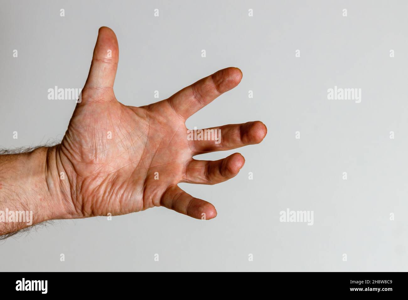 A hand with 5 finger Stock Photo - Alamy