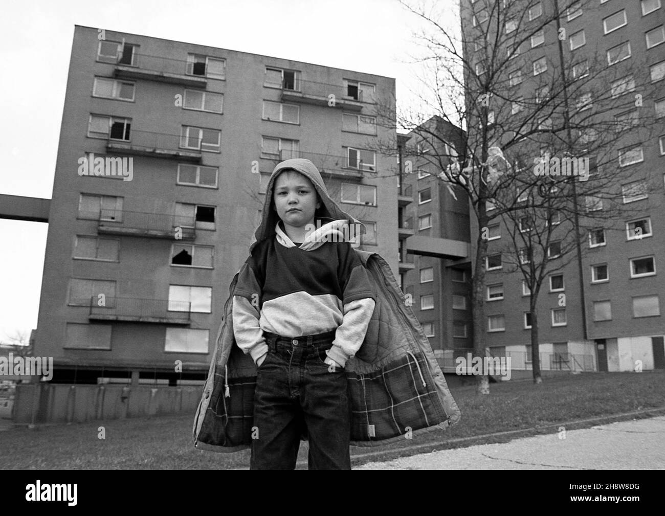 Child Poverty Uk Black and White Stock Photos & Images - Alamy