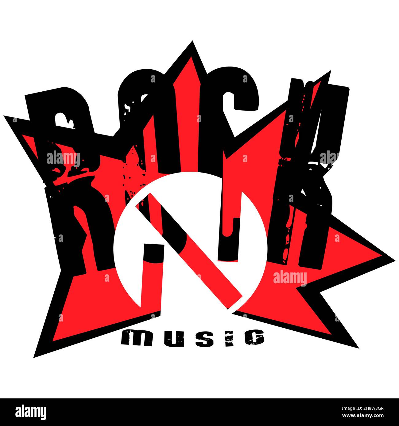 Rock and roll word Cut Out Stock Images & Pictures - Alamy