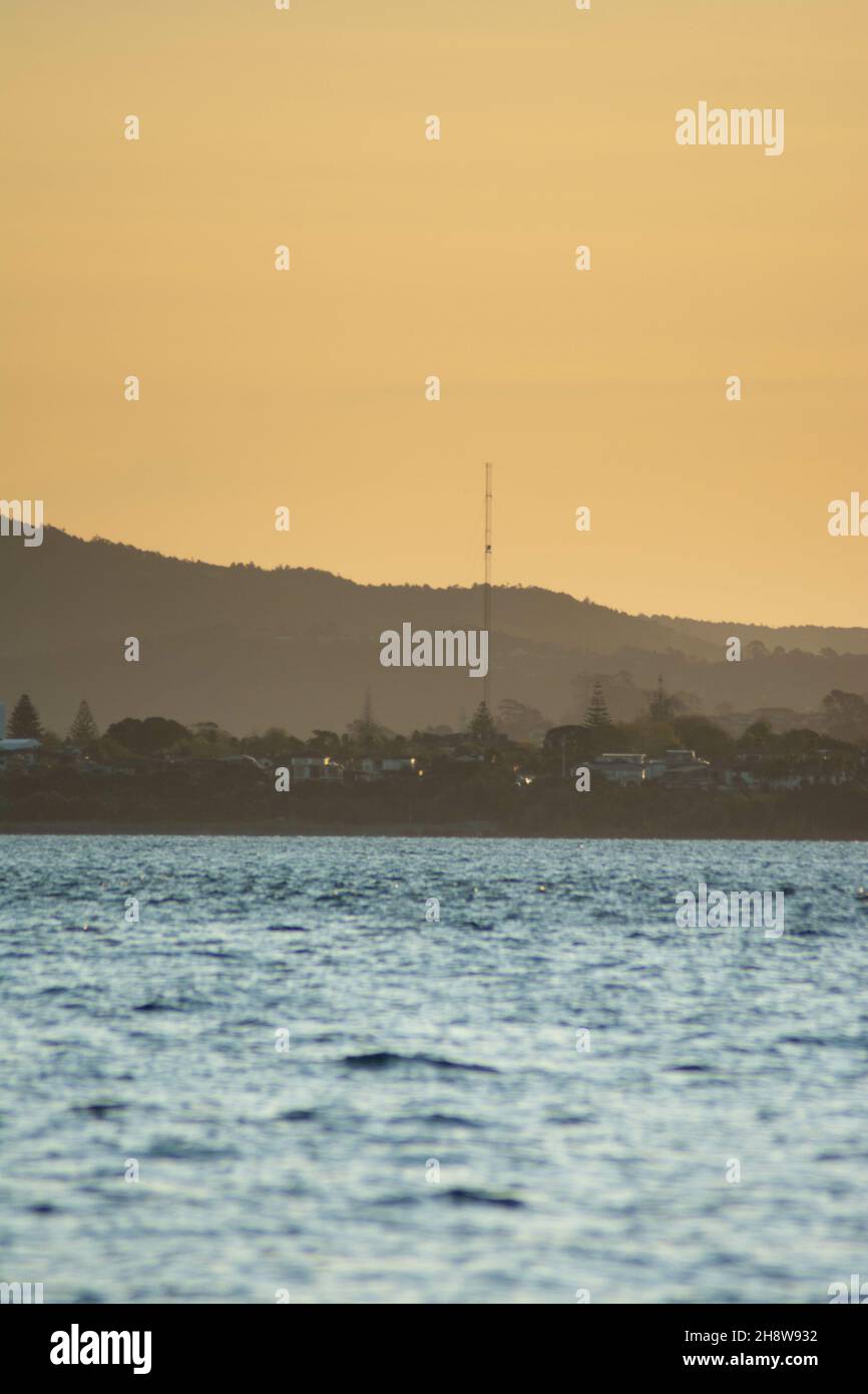Beautiful shot of sea in Birkenhead, Auckland City Stock Photo - Alamy