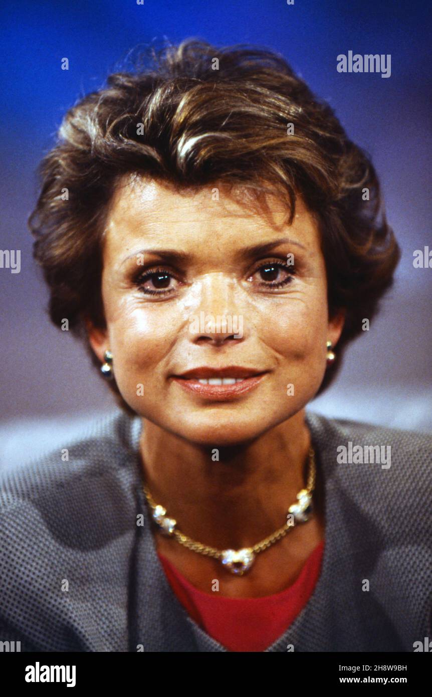 Uschi Glas, deutsche Schauspielerin, Deutschland 1991. German actress Uschi Glas, Germany 1991 ...