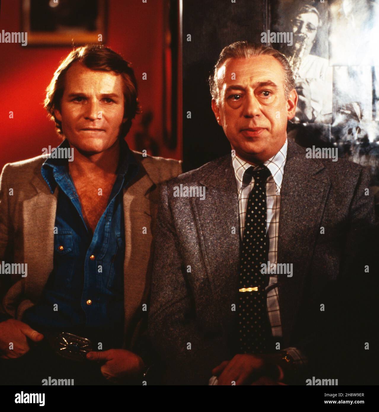 Fritz Wepper, deutscher Schauspieler (links), mit Horst Tappert in ...