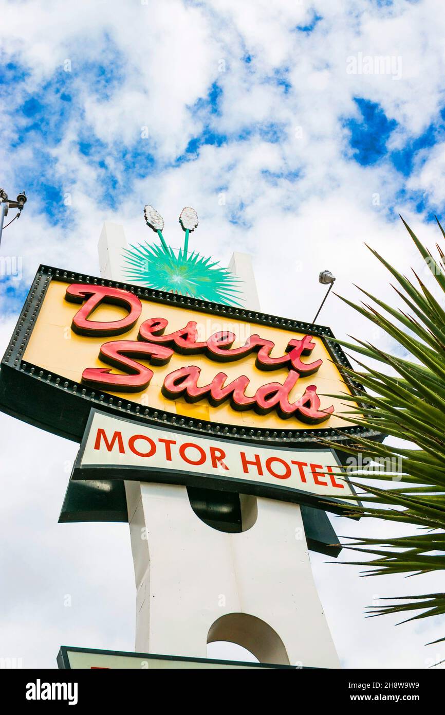sign of desert sands motor hotel on the famous Route 66 central avenue ...