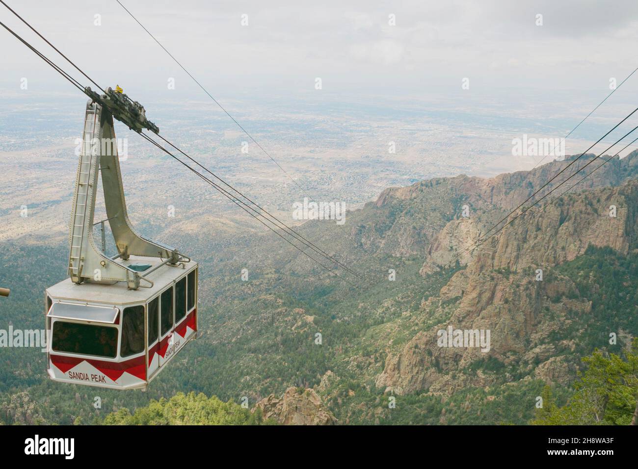 cable car or tram in Albuquerque New Mexico Stock Photo - Alamy
