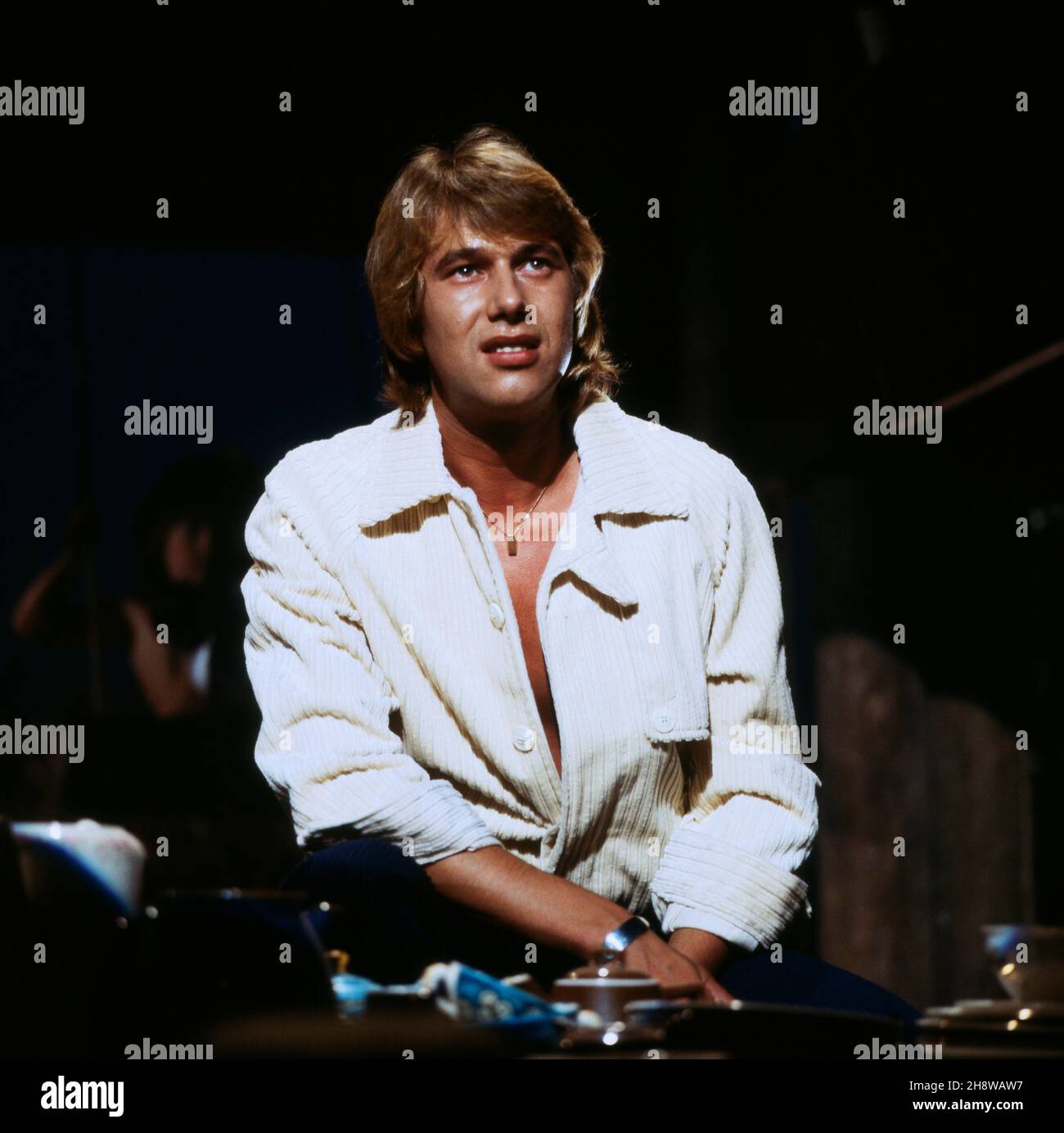 Roland Kaiser, deutscher Schlagersänger, Bild circa 1978. Roland Kaiser ...