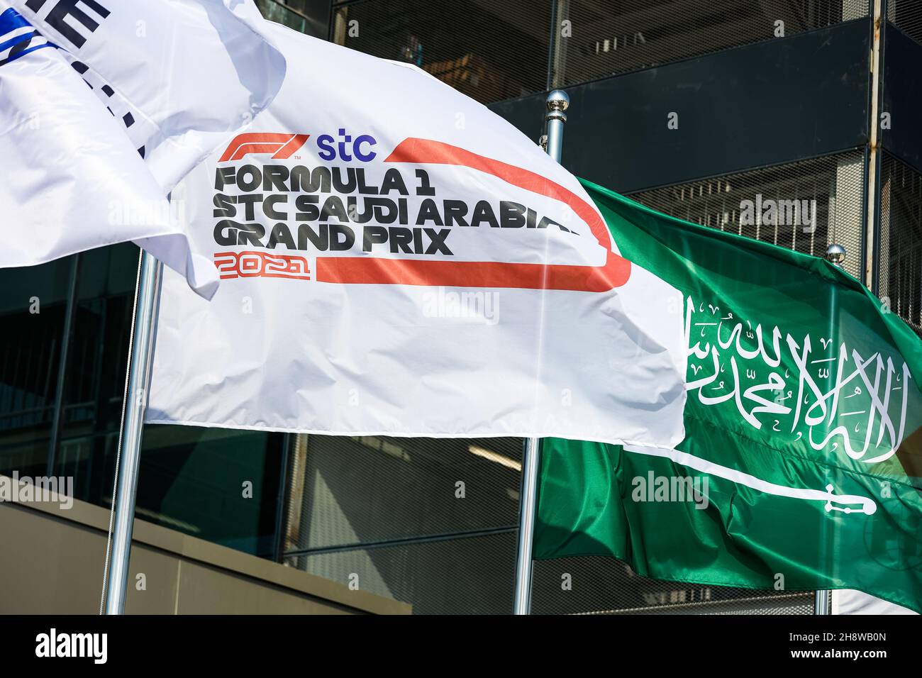 flag, drapeau illustration during the Formula 1 stc Saudi Arabian Grand ...