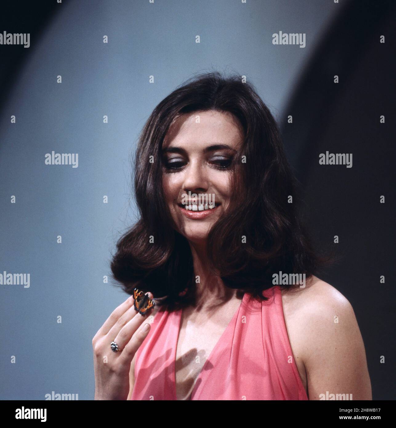 Gigliola Cinquetti, italienische Sängerin, Bild: Gigliola mit einem ...