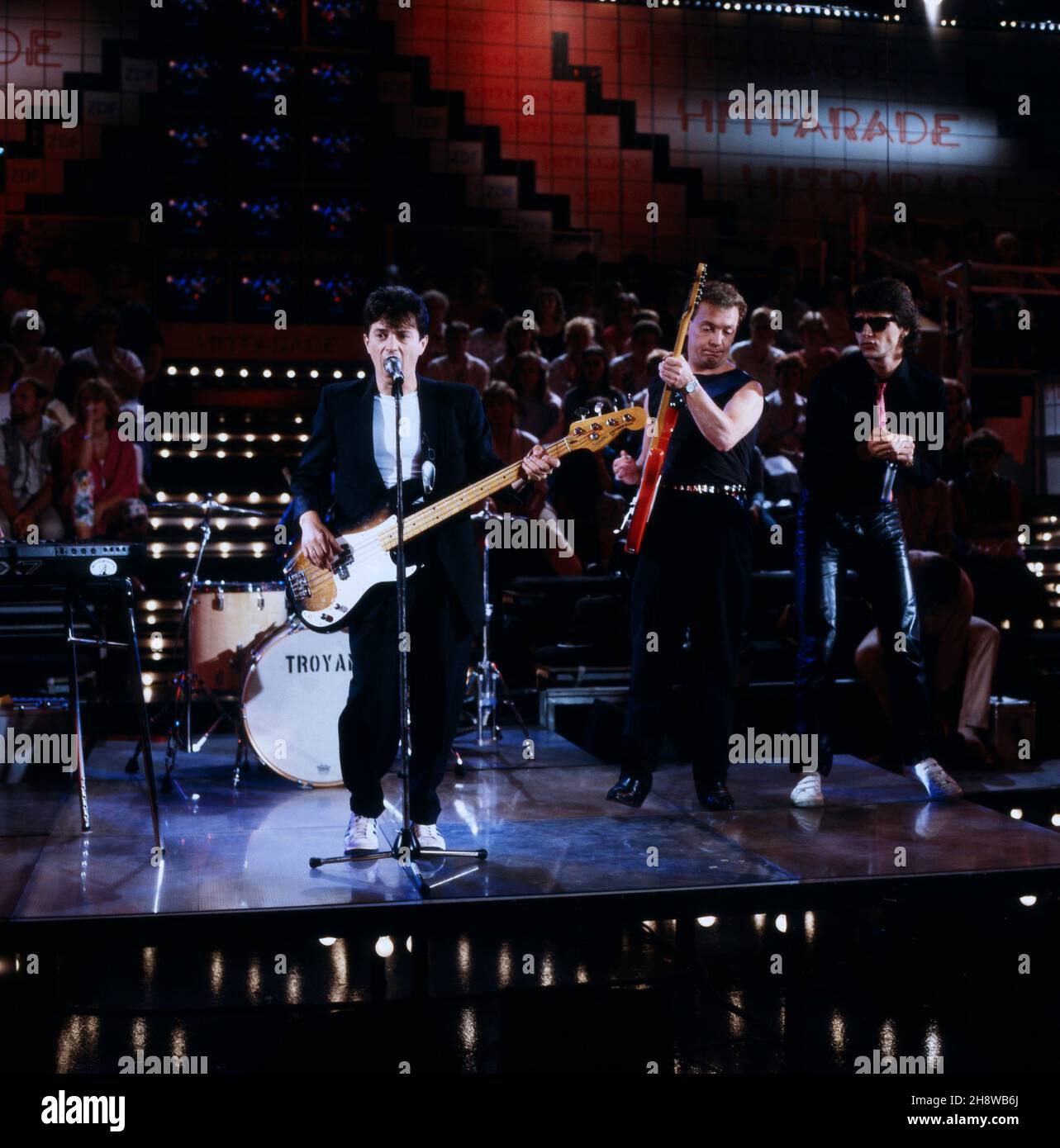 ZDF Hitparade, die Münchner Rock 'n' Roll Band Spider Murphy Gang ...