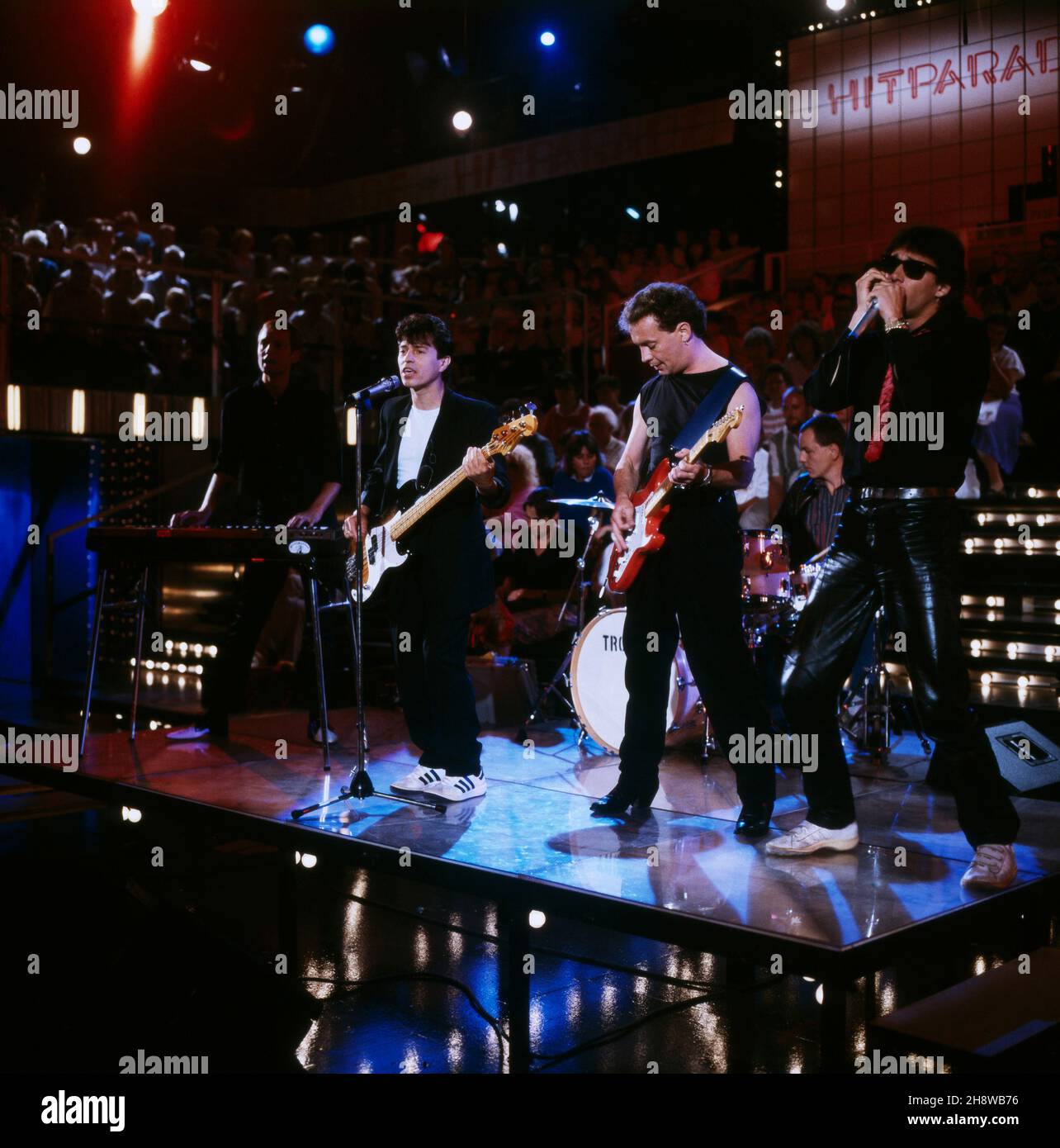 ZDF Hitparade, die Münchner Rock 'n' Roll Band Spider Murphy Gang ...