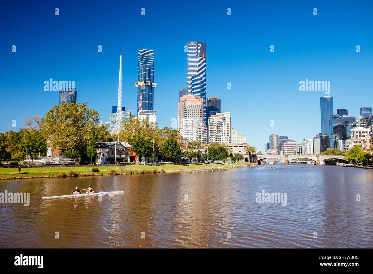 Yarra River Views of Melbourne in Australia Stock Photo - Alamy