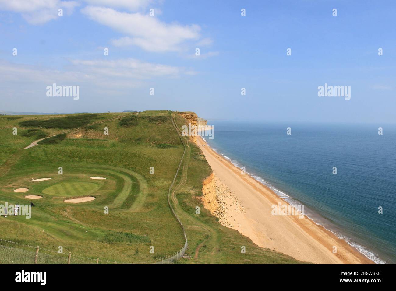 Hive Beach. The England south west coast path. Jurassic Coast. Dorset ...