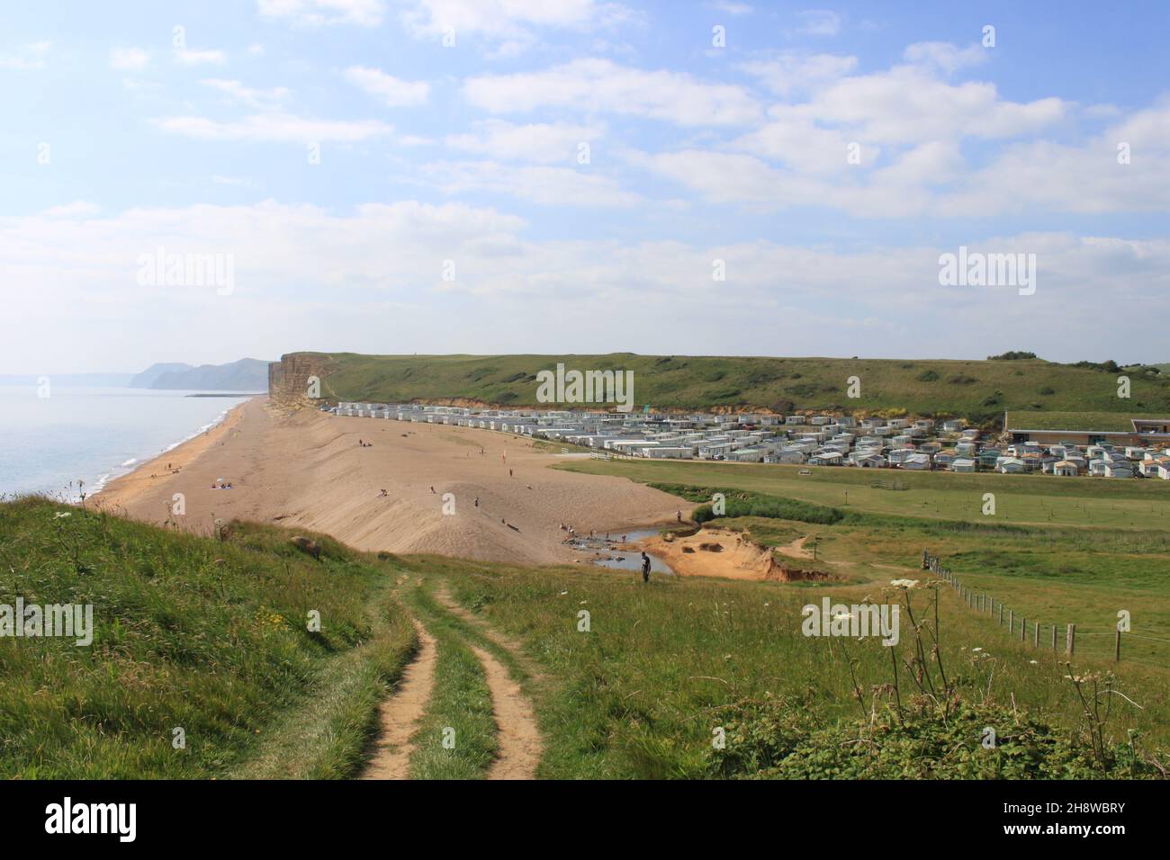 Hive Beach. The England south west coast path. Jurassic Coast. Dorset ...