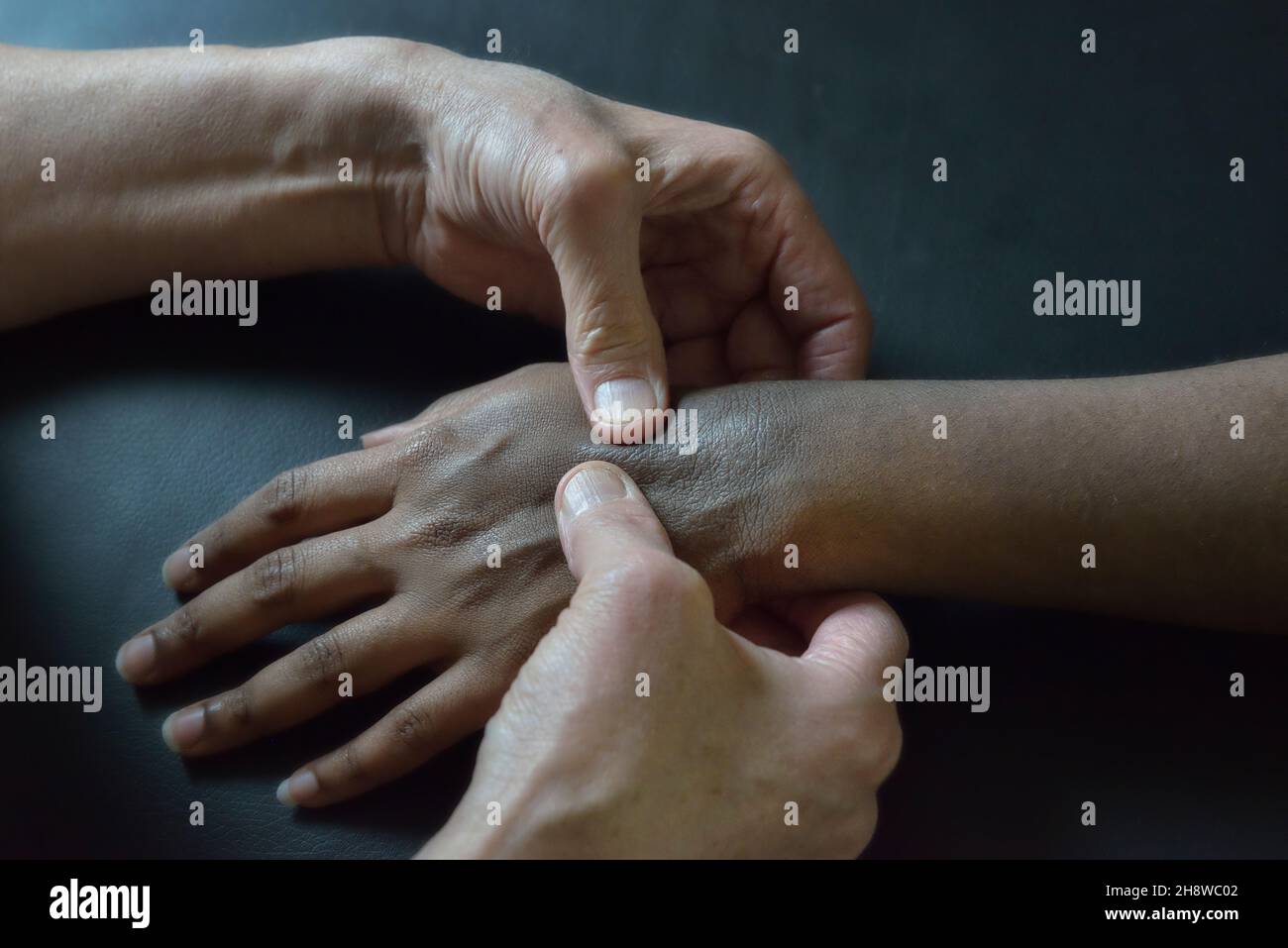 Chiropractic Woman Hands