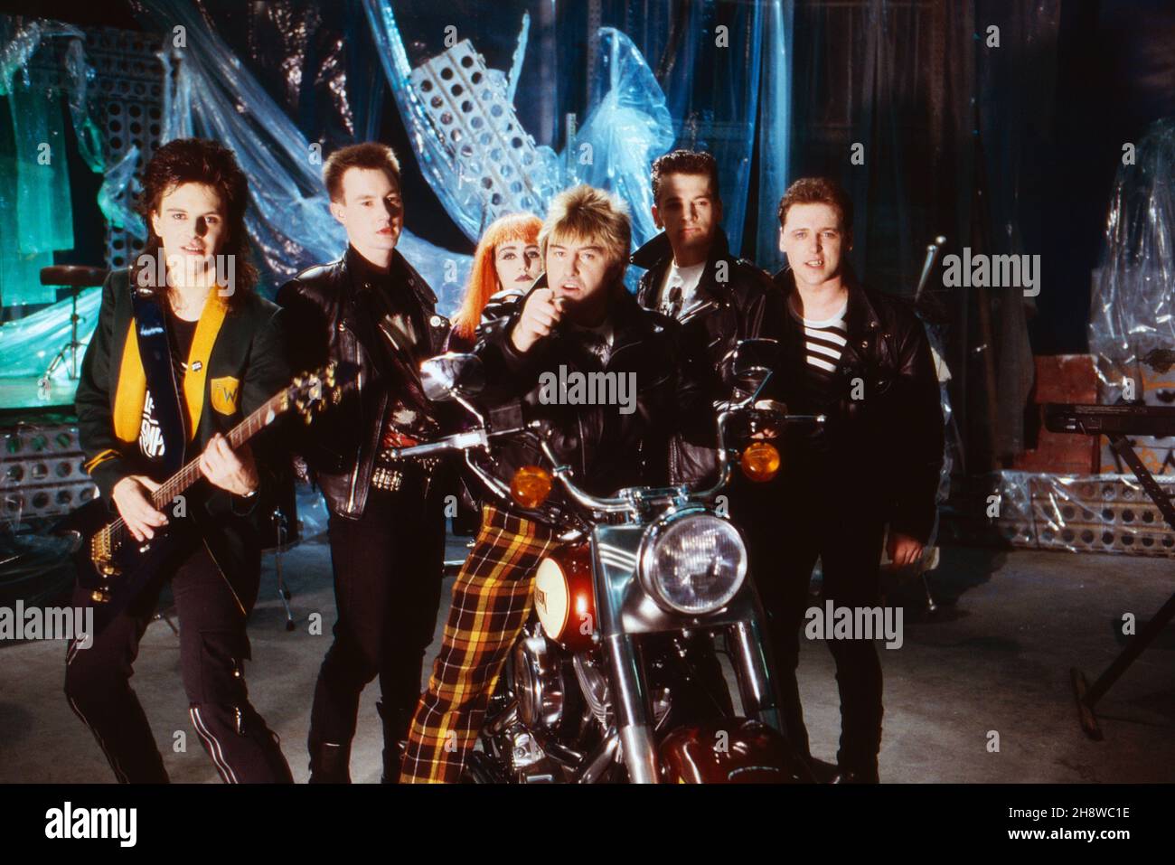 The Bollock Brothers, britische Rockband, bei einem Auftritt in ...