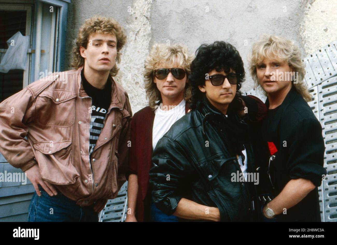 Britische Rockband "Outside Edge", aka "Blackfoot Sue", aka "Gift", bei ...