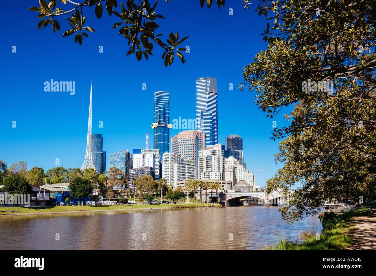 Yarra River Views of Melbourne in Australia Stock Photo - Alamy
