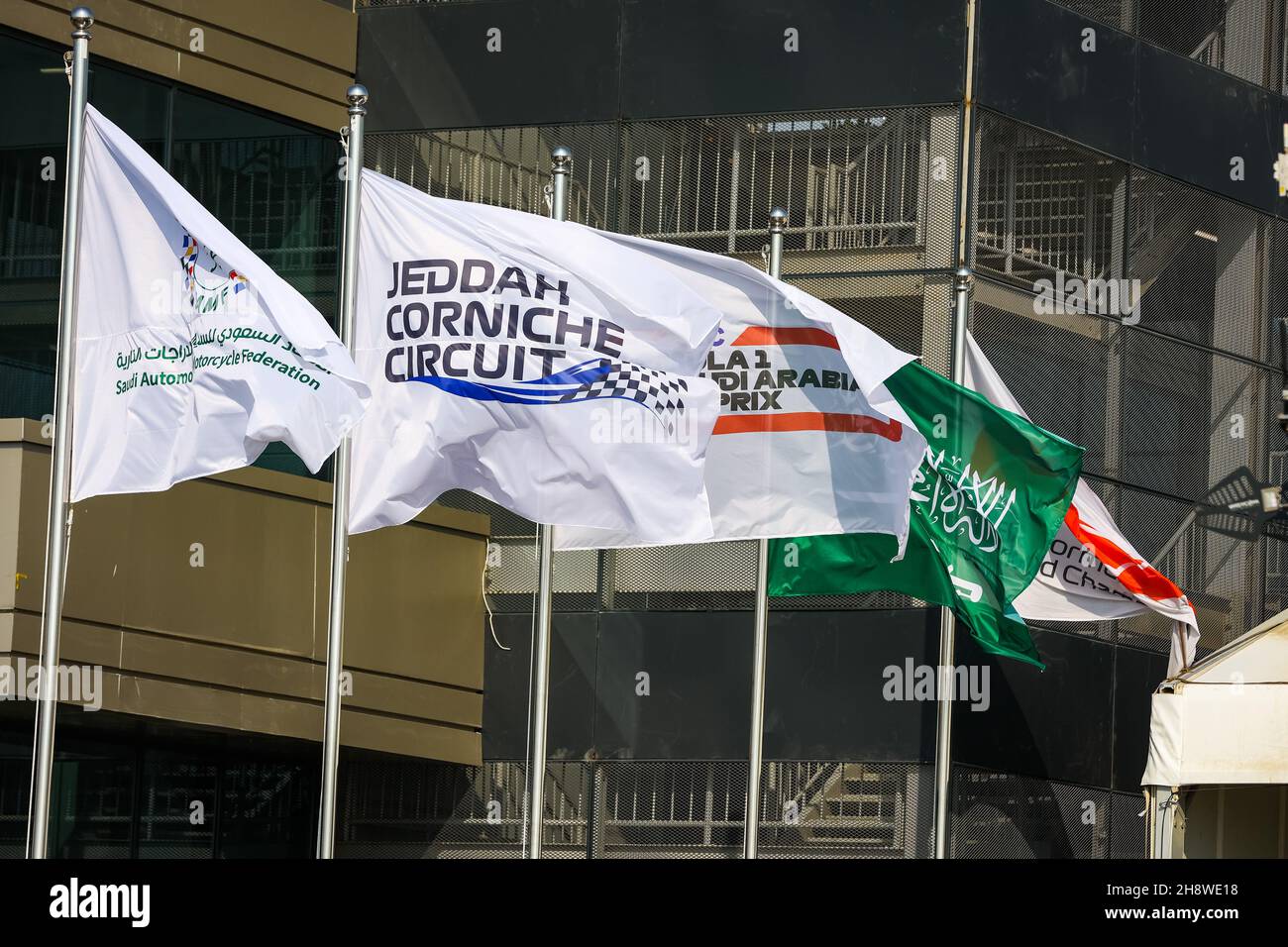flag, drapeau illustration during the Formula 1 stc Saudi Arabian Grand ...