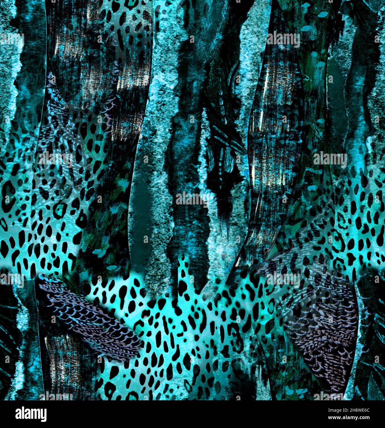 Distressed Grunge Splash Background Grunge Background Neon Tiger print ...