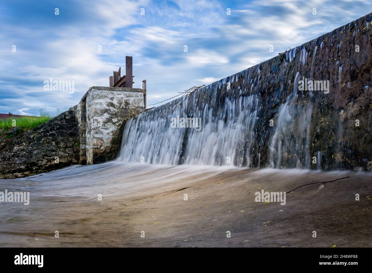 Water power used for a regenerative energy source in Germany Stock ...