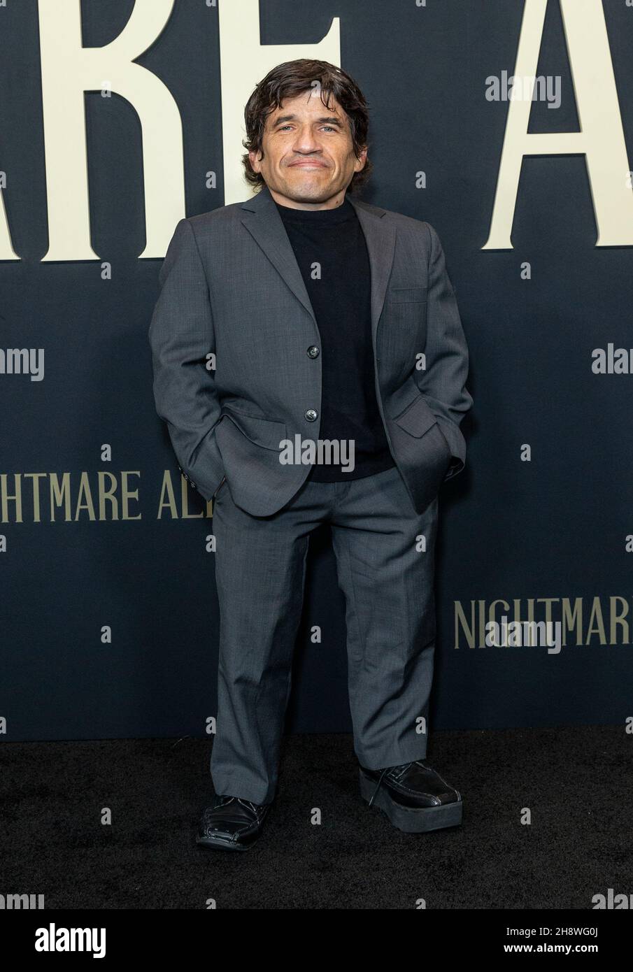 New York, USA December 1, 2021.Mark Povinelli attends "Nightmare Alley ...