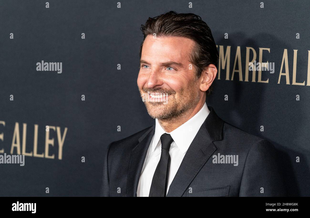 New York, USA December 1, 2021.Bradley Cooper attends "Nightmare Alley ...