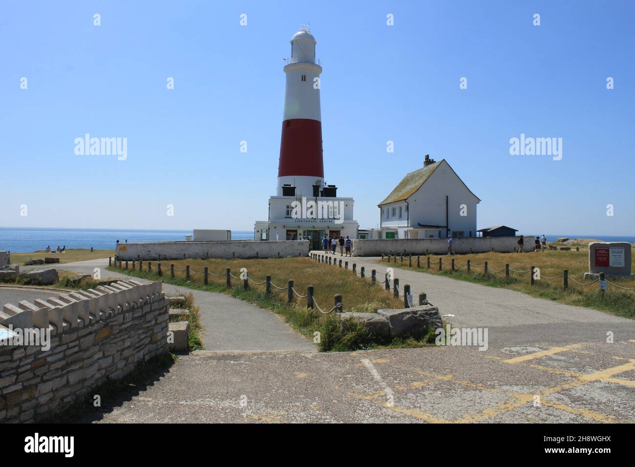 Portland Bill Lighthouse. Isle of Portland. The England south west ...