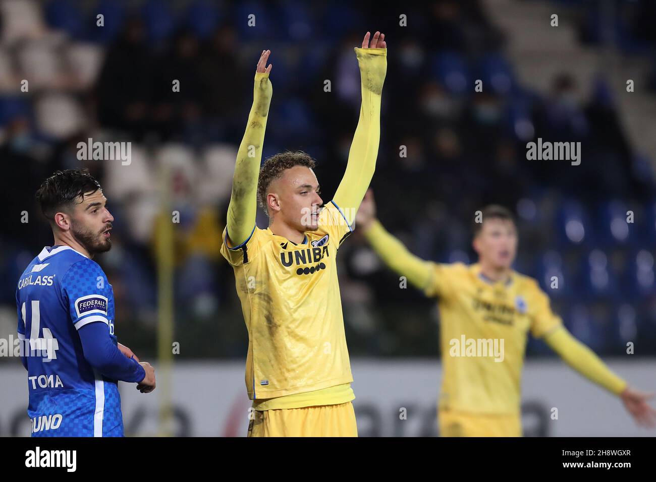 GENK, BELGIUM - DECEMBER 1: Noa Lang of Club Brugge during the Croky ...