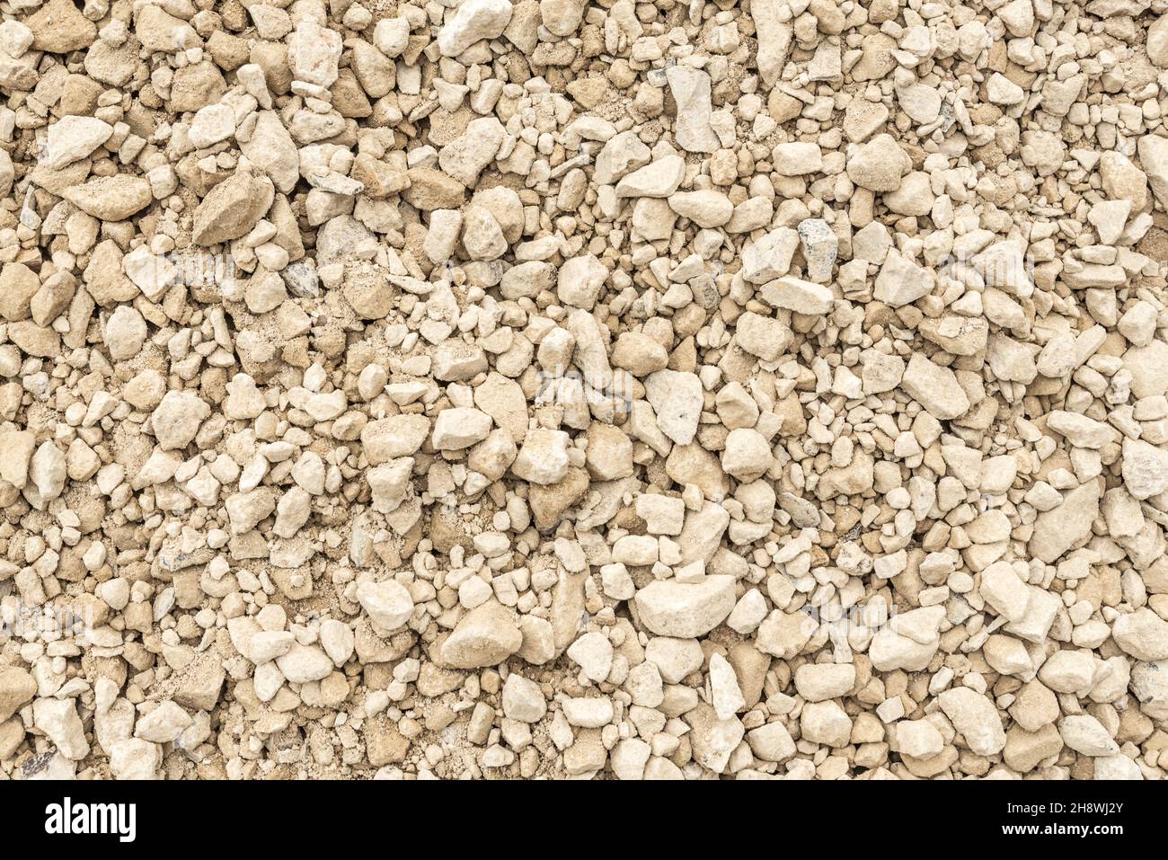 Crushed gravel as background Stock Photo - Alamy