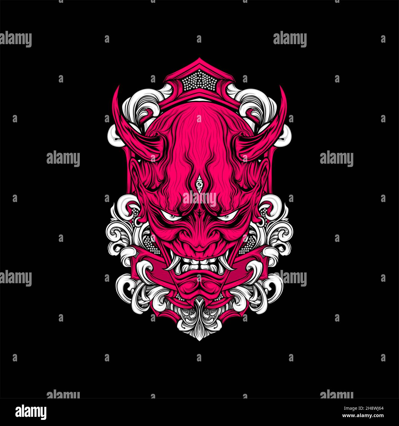 Hanya mask vector vectors hi-res stock photography and images - Alamy