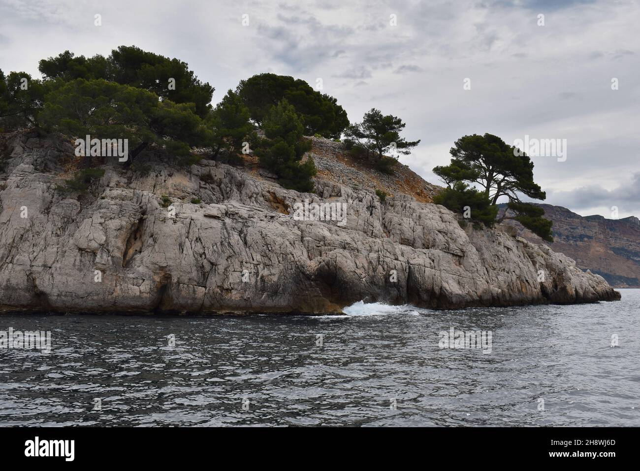 Calanques excursion , Between Marseille and Cassis, France Stock Photo ...