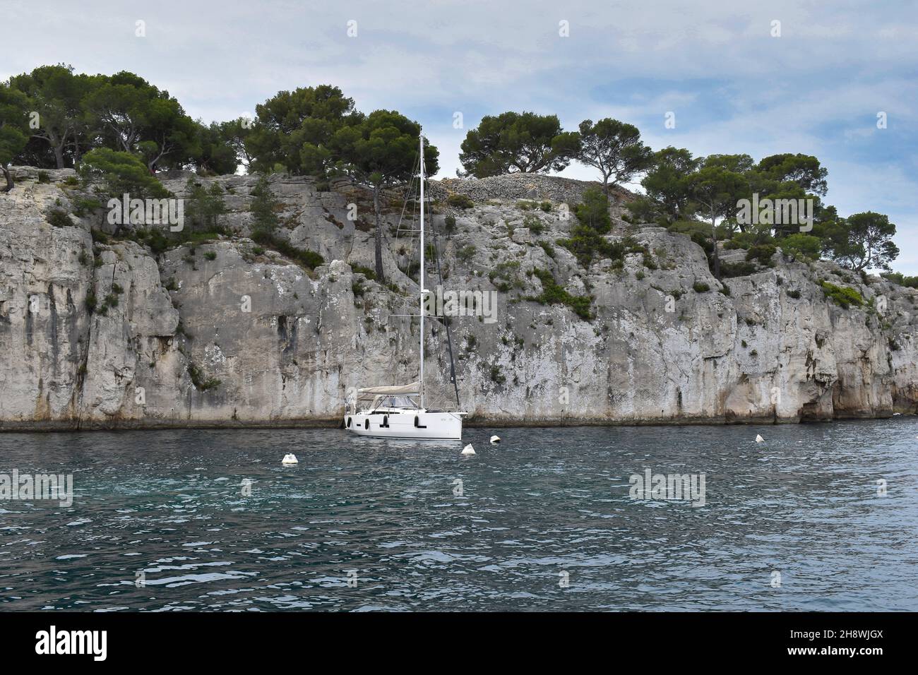 Calanques excursion , Between Marseille and Cassis, France Stock Photo ...