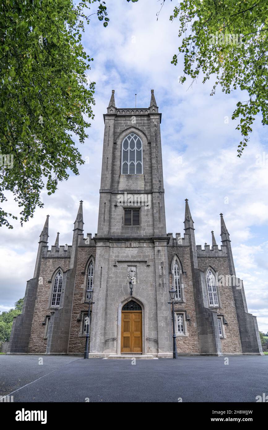 Vertical shot of the St Mark's Parish Church in Armagh, Northern ...