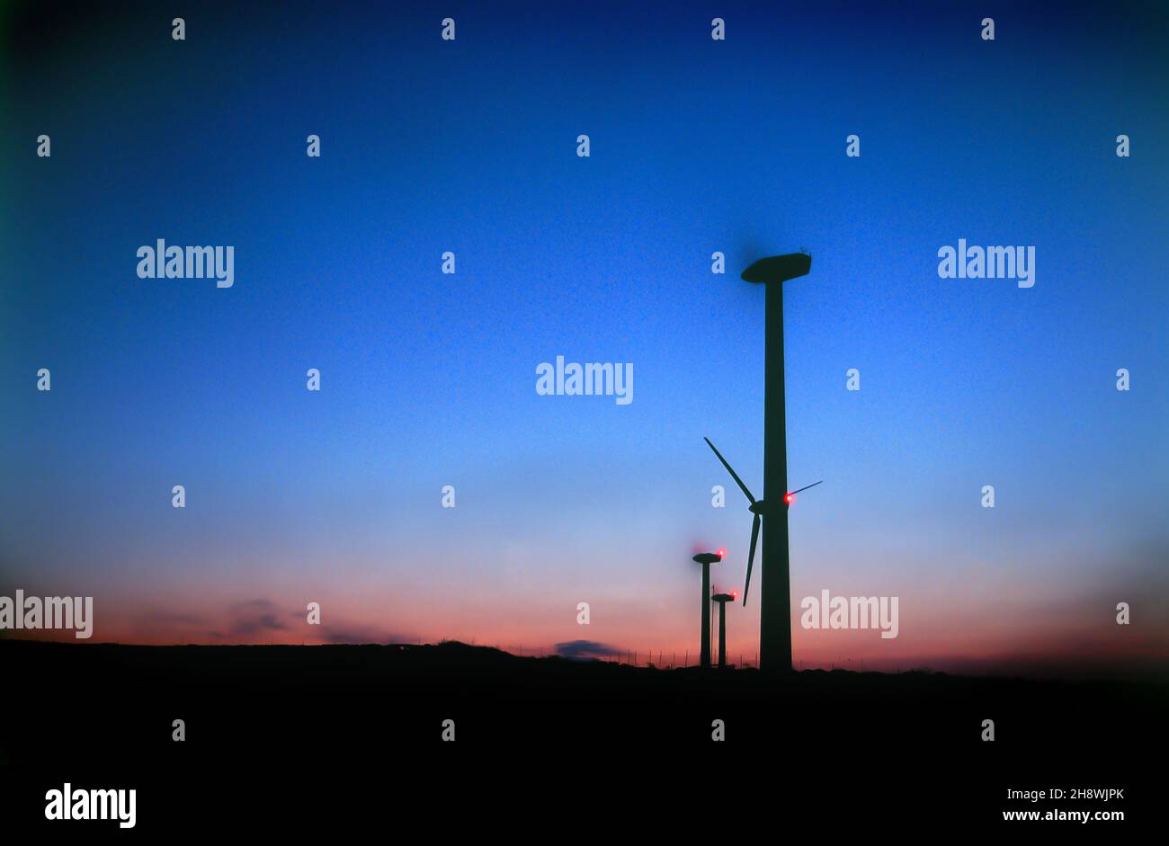 Wind turbine park Stock Photo - Alamy