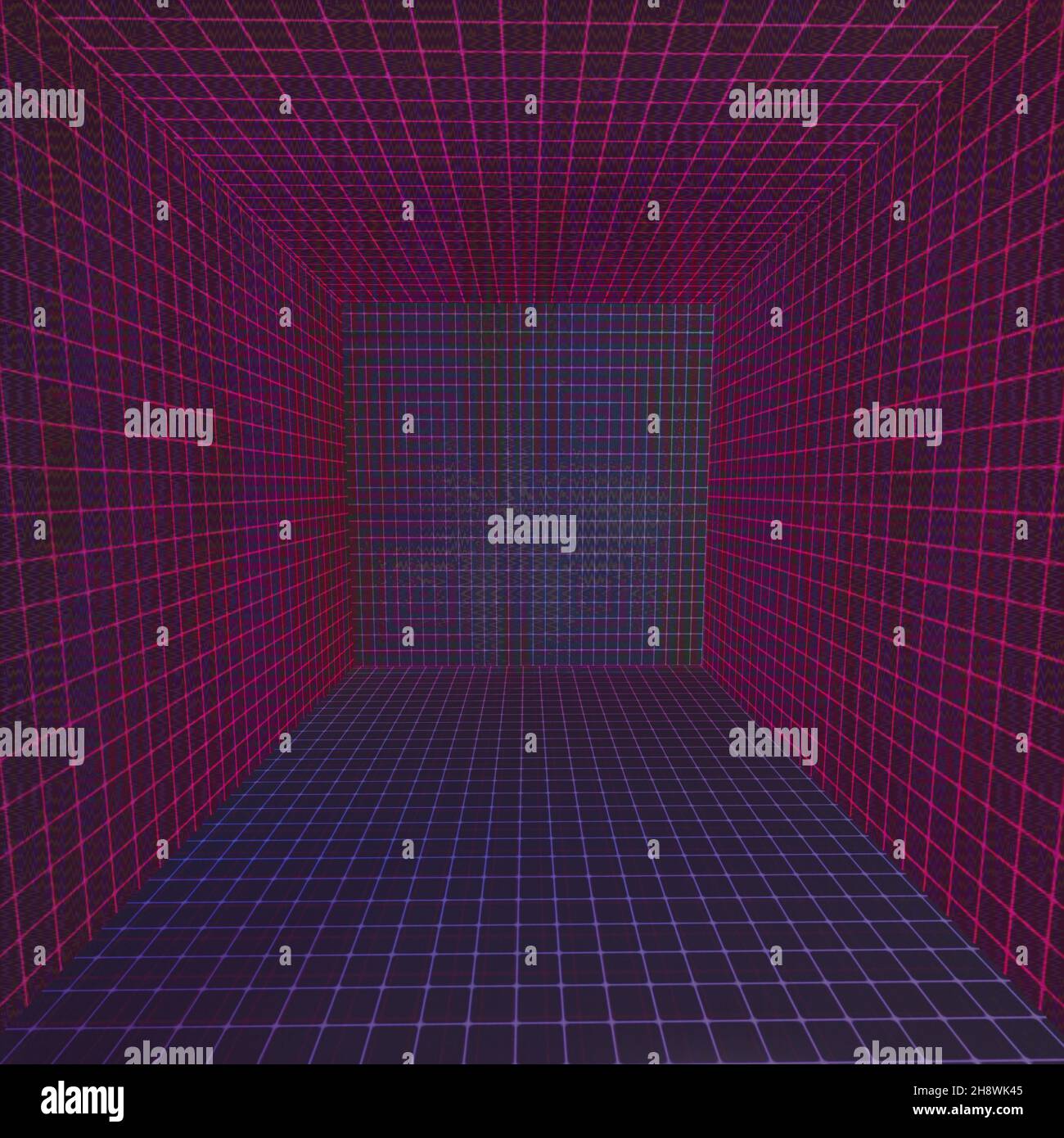 An abstract 3d grid box background image Stock Photo - Alamy