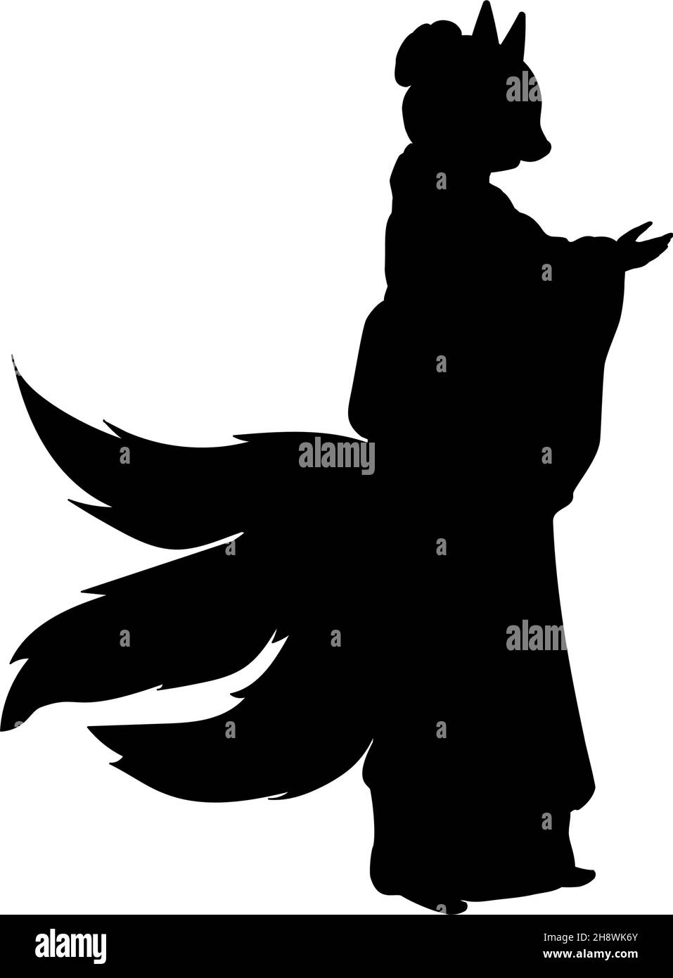 Anime female illustration Stock Vector Images - Alamy