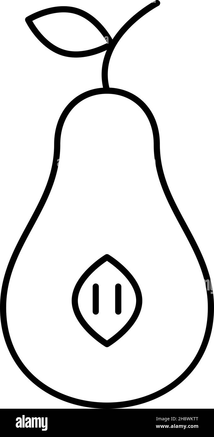 Farm pear icon outline hi-res stock photography and images - Alamy