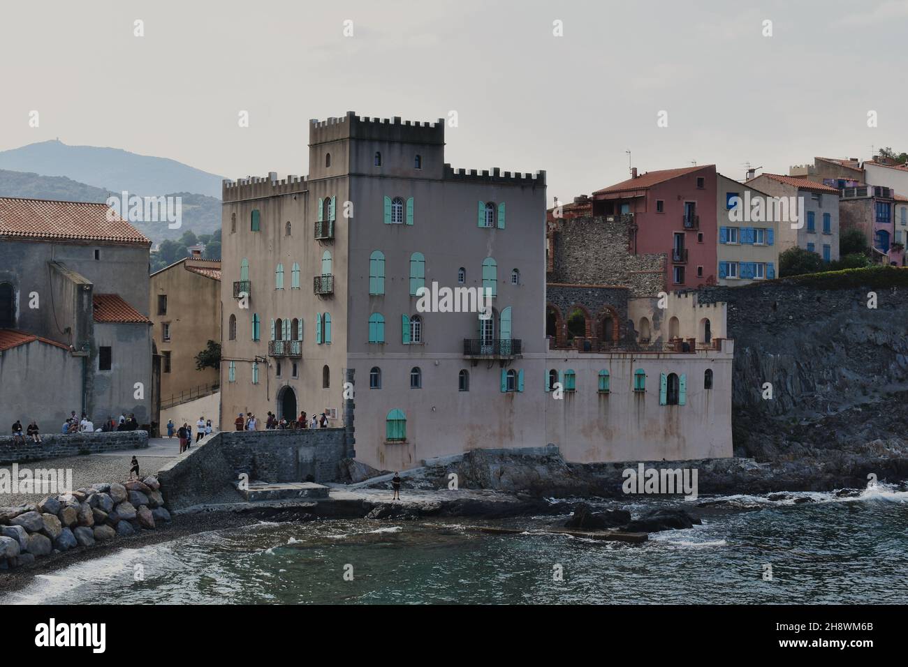 Landscape, Collioure, occitanie, South of France Stock Photo - Alamy