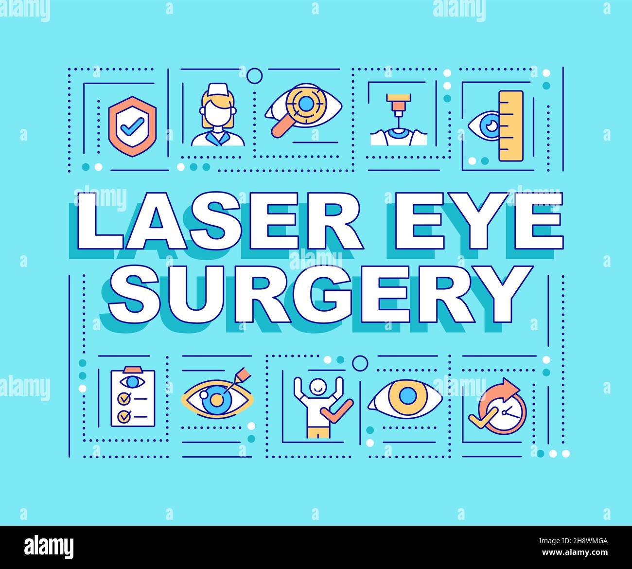 Laser eye surgery word hi-res stock photography and images - Alamy